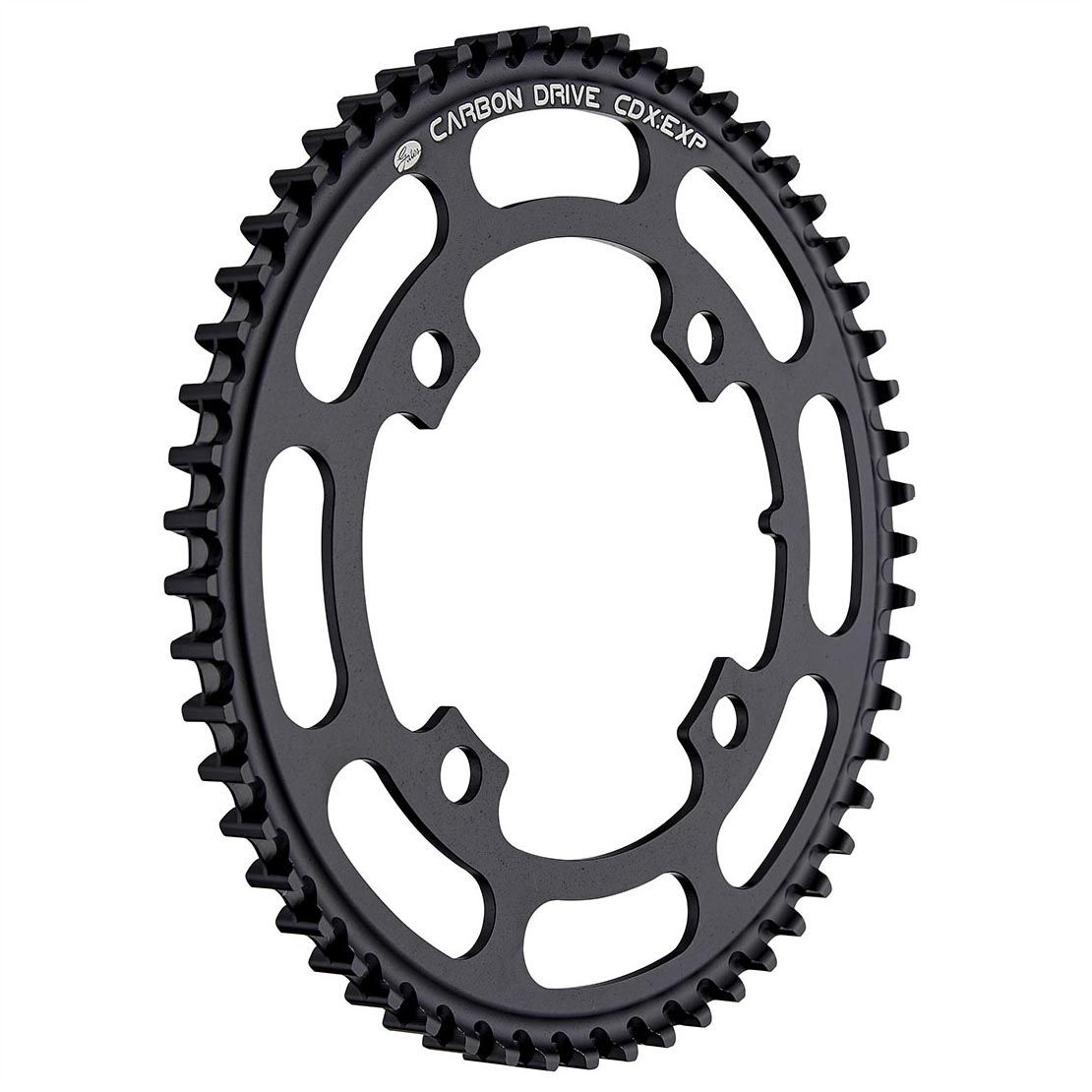 Gates Carbon Drive CDX, 4-Arm, 50 Zähne, Riemenscheibe vorn, Expedition