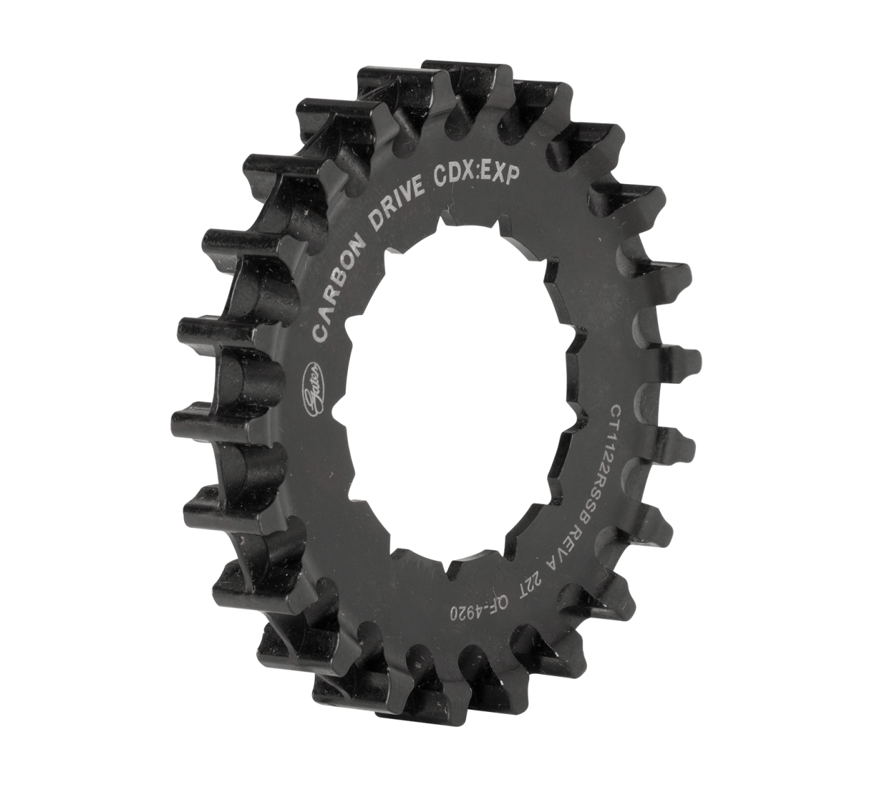 Gates Carbon Drive CDX, Rohloff, 22 Zähne, Riemenscheibe hinten ...